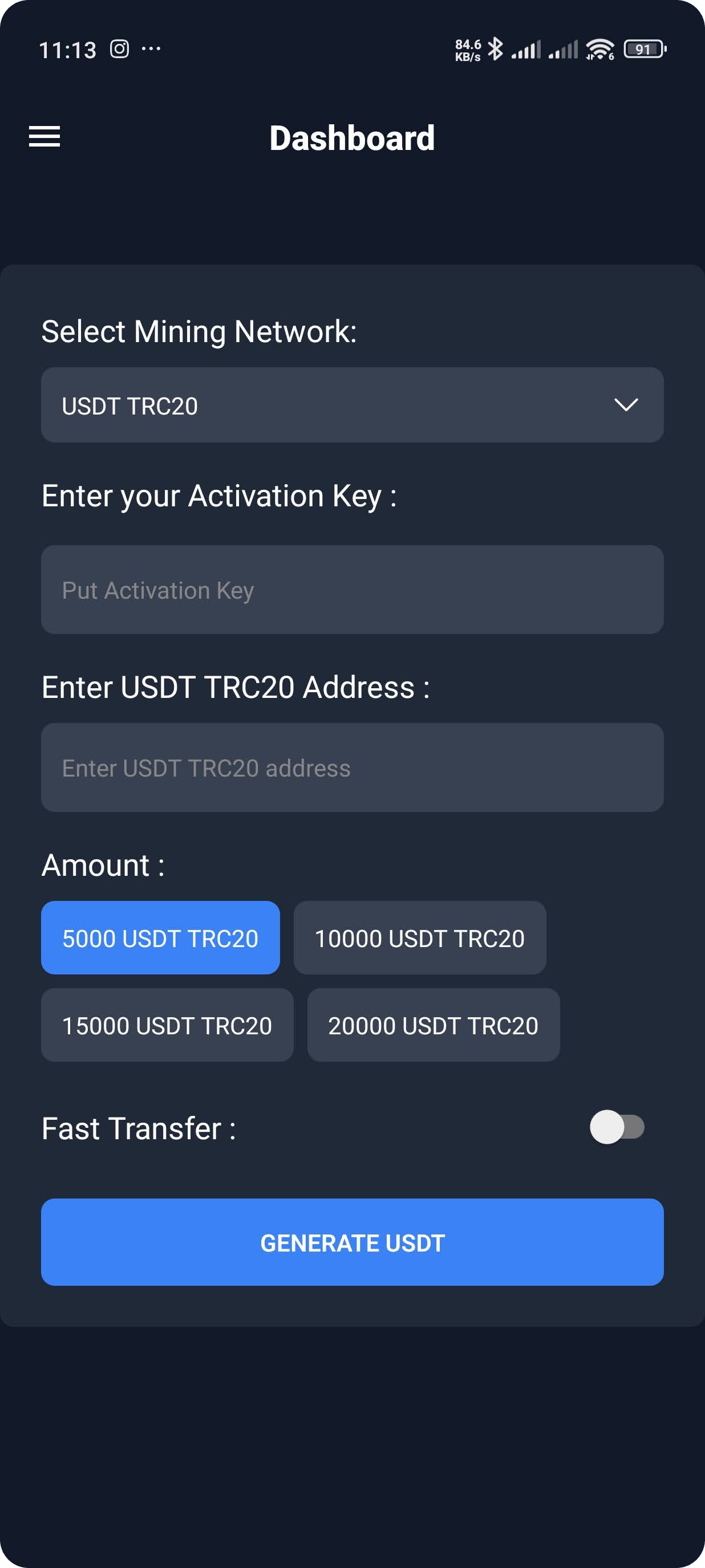 USDT MINING V1
